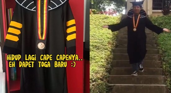 Sedang Ramai, Ini Potret Unik Toga Baru UPI - Dialog Rakyat