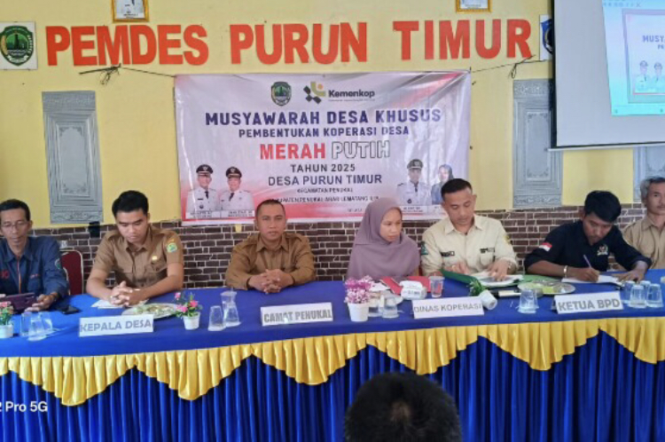 Desa Purun Timur Bentuk Koperasi “Merah Putih” sebagai Pilar Ekonomi ...